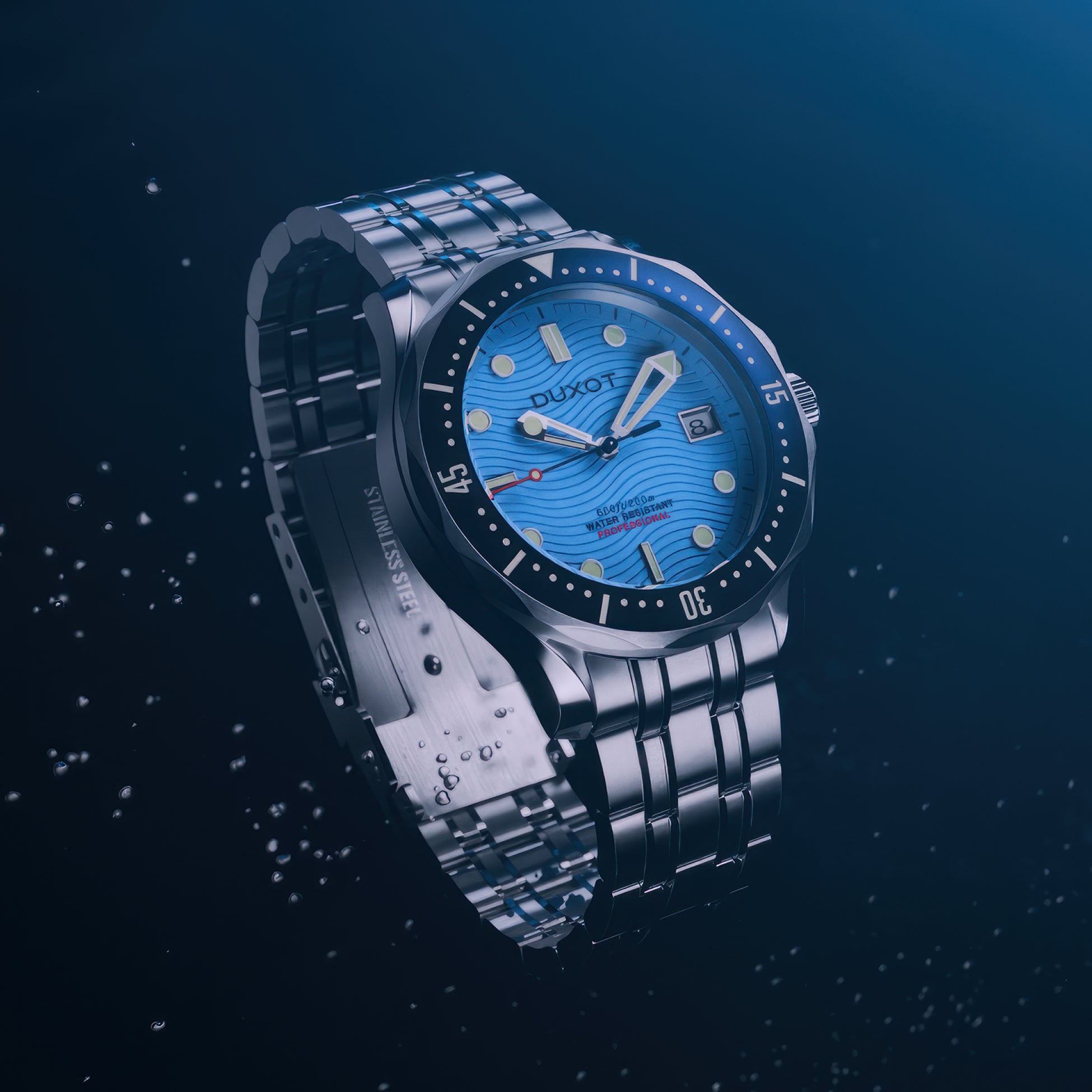 Ice Blue | Henri Diver Automatic – Duxot Watches