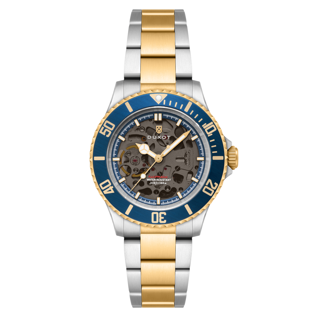 Marine Gold | Atlantica Skeleton Diver Automatic – Duxot Watches